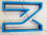 China Advertising Plastic Neon Signs durable 24mm Depth For Events / Restaurant for sale