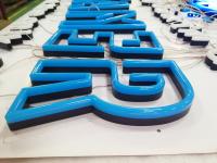 China Decorative LED Neon Acrylic Sign 25mm Wall Mounted / Hanging / Free Standing for sale