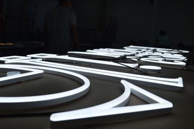 China Decorative LED Neon Acrylic Sign 25mm Wall Mounted / Hanging / Free Standing for sale