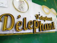 China White Neon Channel Letter Signs 24.5mm Stainless Steel For Advertising for sale