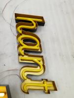 China White Neon Channel Letter Signs 24.5mm Stainless Steel For Advertising for sale