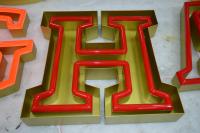 China 28.5mm Custom Logo LED Neon Sign Free Standing CCC RoHs Certificated for sale
