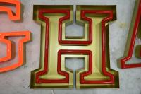 China Mall Hanging Neon Channel Letter Signs 26mm Depth 50000 hours Lifetime for sale