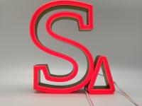 China 15-25mm Lighted Neon Channel Letter Signs IP65 With Weep Holes for sale