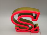 China LED Faux Neon Channel Letter Signs Stainless Steel / Acrylic Material for sale
