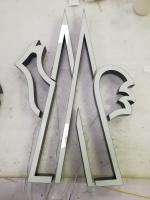 China RGB Illuminated 3D LED Letter Signs Mirror Polished And Plated RoHs Certified for sale