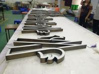 China RGB Illuminated 3D LED Letter Signs Mirror Polished And Plated RoHs Certified for sale