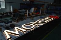 China Stainless Steel 3D LED Letter Signs IP65 Waterproof Front Back Lit Channel Letters for sale