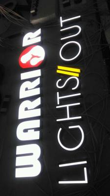 China TUV Depth 55mm Face Lit Channel Letters , SUS Outdoor LED Display Signs for sale