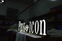 China 3D Acrylic Front Lit Channel Letter Sign PANTONE / RAL 40mm For Office for sale