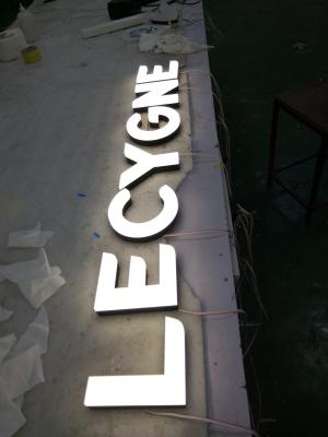 China 25mm Storefront Sign Letters , Wall Mounted 3D Shop Front Signs for sale