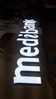 China 25mm Storefront Sign Letters , Wall Mounted 3D Shop Front Signs for sale