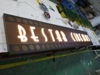 China UL RoHs Custom Acrylic Business Sign Hanging / Free Standing for sale