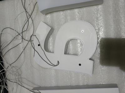 China UL RoHs Custom Acrylic Business Sign Hanging / Free Standing for sale