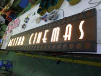China Custom Front Lit Channel Letter Sign Stainless Steel 12mm CCC Approved for sale