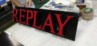China Custom Front Lit Channel Letter Sign Stainless Steel 12mm CCC Approved for sale