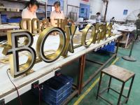 China Pantone / RAL Front Lit Channel Letter Sign 12mm 50000 Hours Lifetime for sale