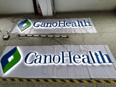 China Backlit Signage Letters , 41mm 3500K-12000K Alphabet Letter Sign for sale