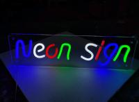 China Illuminated RGB Neon Wall Mounted Signs 12mm LED Strips / LED Modules for sale