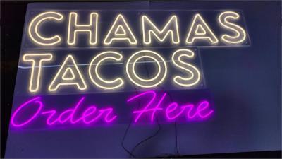 China Illuminated RGB Neon Wall Mounted Signs 12mm LED Strips / LED Modules for sale