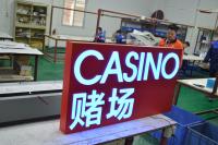 China Aurora LED Light Boxes Illuminated Double Sided Lighted Sign 600*600*90mm for sale