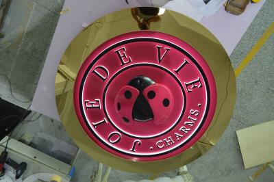 China 620*620*90mm LED Light Boxes / White 10000K Illuminated Sign Box for sale