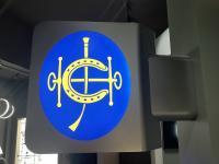 China Blue Illuminated LED Light Boxes Single / Double Sided 600*800*120mm for sale