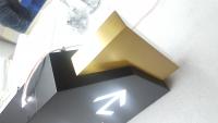 China 1600*350mm LED Light Boxes 7000K Free Standing For Outdoor Advertising for sale