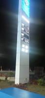 China Free Standing Modern Pylon Signs Full Illuminated Aluminum / steel Construction for sale