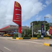China Outdoor Modern Pylon Signs Free standing Stainless Steel for 4S Store Parking Lot for sale