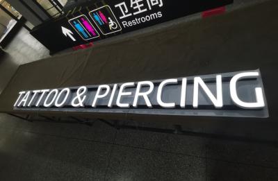 China Buildings / Shops Illuminated Acrylic Letters Signs IP65 for sale
