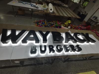 China 12mm-100mm 3D LED Letter Signs IP65 For Hospitals / Mall 50000 hours Lifetime for sale