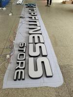 China TUV RoHS 3D Gold Letters , Outside Building Illuminated Acrylic Letters for sale