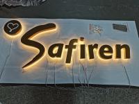 China Electroplated Brass Acrylic Edge Lit Channel Letters Easy Install / Maintain for sale