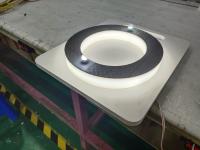 China SUS LED Edge Lit Signs Wall Mounted 12mm Stainless Steel Panel Digital Printed for sale