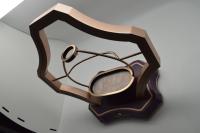 China Golden Visual Merchandising Displays Aluminum for Wine Showing / Retail Space for sale