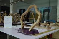 China Golden Visual Merchandising Displays Aluminum for Wine Showing / Retail Space for sale