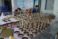 China Aluminum Showcase Window Display , Golden Visual Merchandising Windows for sale