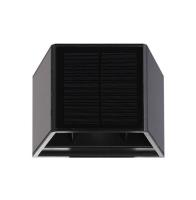 China Beam Angle Adjustable Solar Wall Light Up Down 3000k Rgb 3 Face Ip54 for sale
