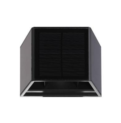 China Beam Angle Adjustable Solar Wall Light Up Down 3000k Rgb 3 Face Ip54 for sale
