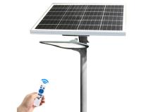 China 70Ra 10000Lm Solar Powered LED Street Lights 12V 40AH For Parking Lot for sale