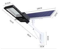 China 60W 1300LM Solar Powered LED Street Lights 5000mA For Garden for sale