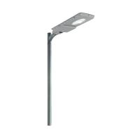 China 6500K 15AH Solar Powered Street Lamp , 1300lm All In One Led Solar Street Light for sale
