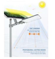 China 80Wh Monocrystalline Solar Panel Street Light Aluminium Housing 2000lm 200w for sale