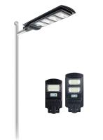 China 20AH 3000K Integrated Solar Street Lights Pole Wall Mounted 170lm/w With Sensor for sale