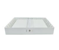 China 0.5PF 85LM/W Led Panel Downlight 12w Indoor Surface Mounted Square DOB 18w for sale