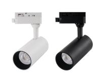 China 2700K IP40 Led Track Spotlights Aluminum 2 Wires 24 Degree Beam 24W for sale