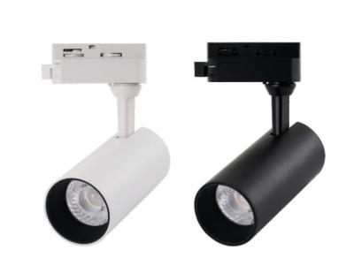 China 2700K IP40 Led Track Spotlights Aluminum 2 Wires 24 Degree Beam 24W for sale