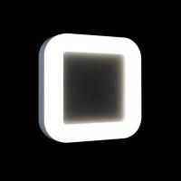 China 24w 1800lm Surface Mounted Led Light Fixtures IP65 Square ABS Outdoor 3000K for sale