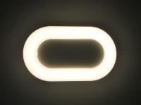 China SMD2835 11w Surface Mounted Led Light Fixtures IP65 Oval Indoor Outdoor 800lm for sale